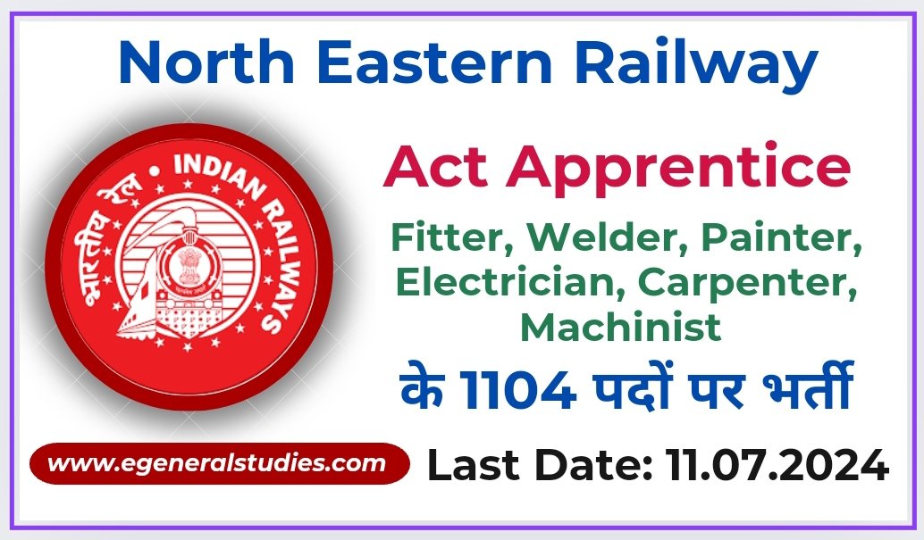 RRC, North Eastern Railway Act Apprentice Recruitment 2024 –Apply ...